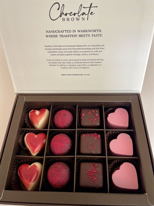 Handmade Chocolates 12 Pack - With Love - The Flower Shop