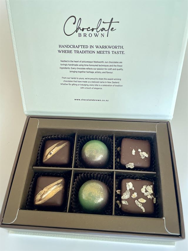 Handmade Chocolates 6 Pack -Gourmet Nut Collection - The Flower Shop