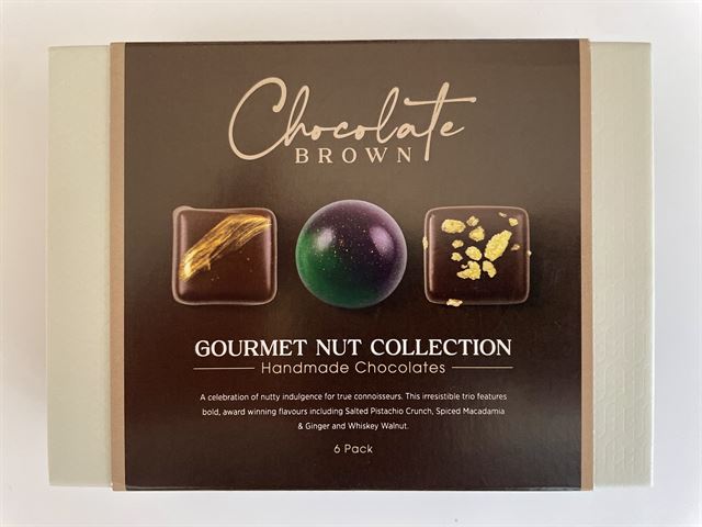 Handmade Chocolates 6 Pack -Gourmet Nut Collection - The Flower Shop